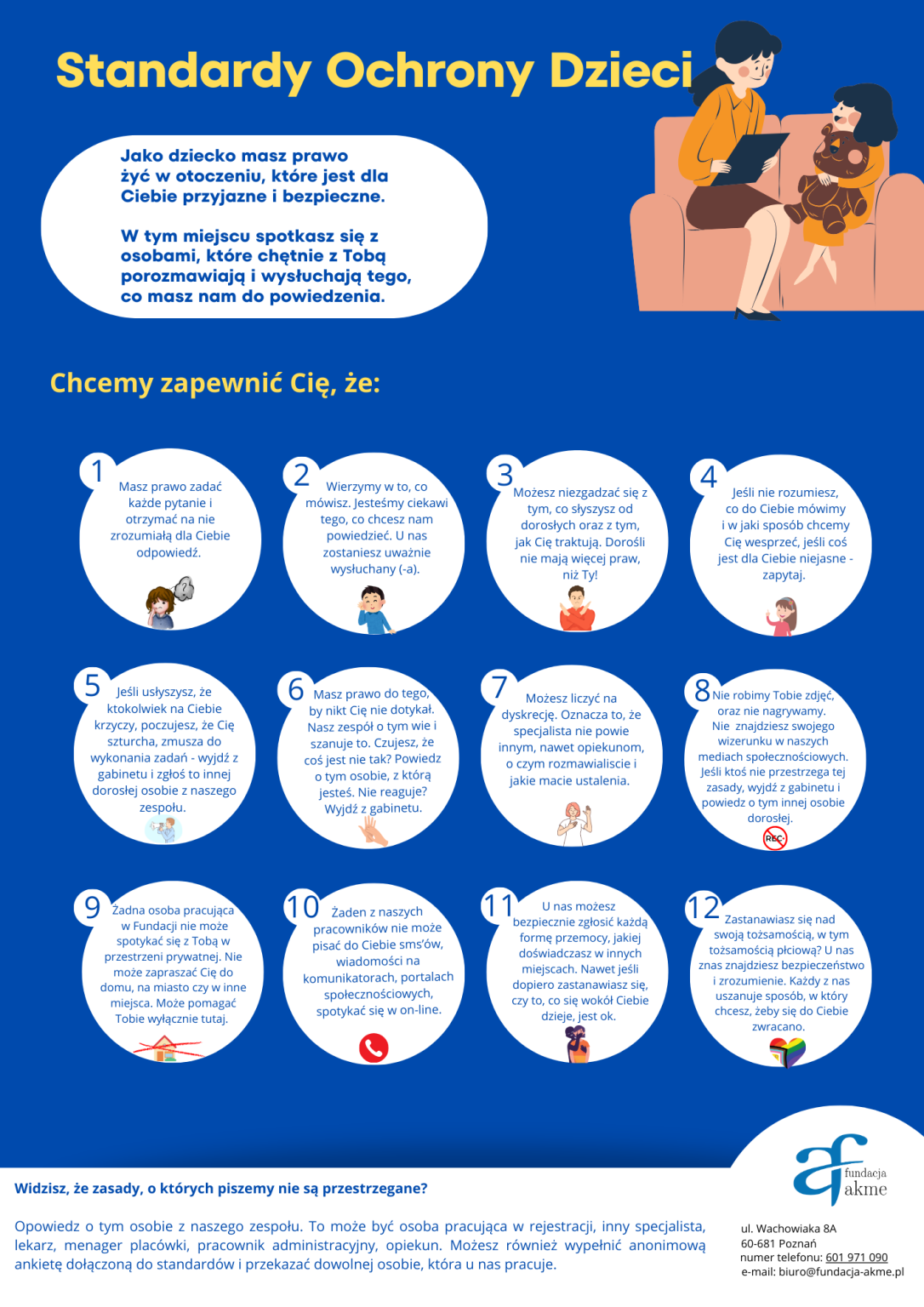 Standardy Ochrony Małoletnich – Fundacja Akme